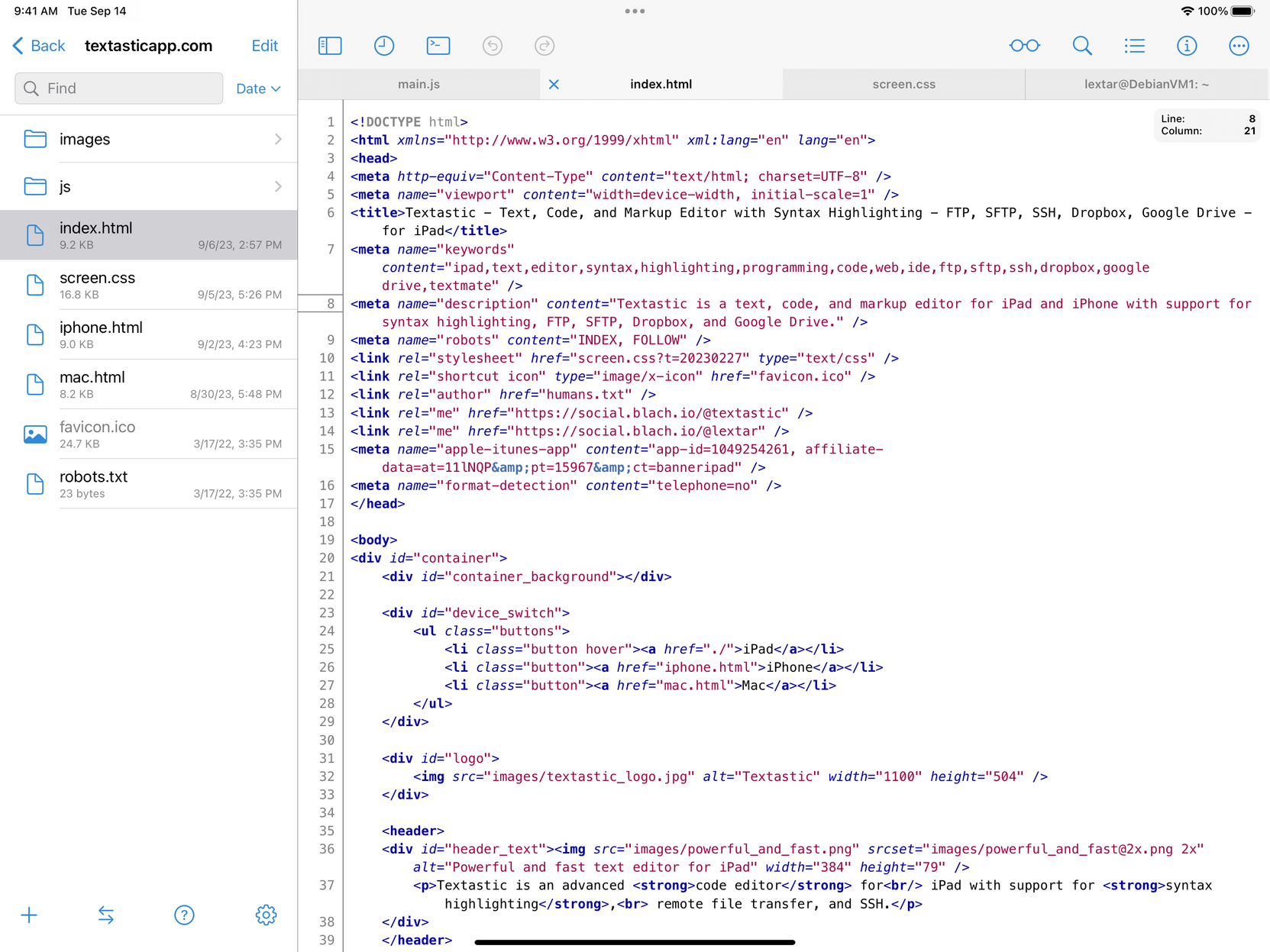 Textastic (@textastic@social.blach.io) - Mastodon Textastic (@textastic@social.blach.io) - Mastodon